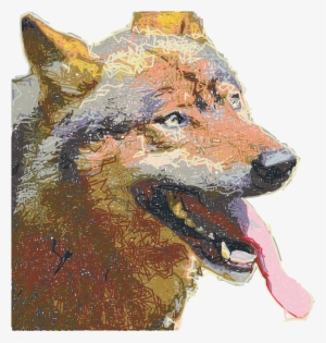 Doggy - Wolf Drooling - 637x635 PNG Download - PNGkit