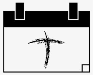 Ash Wednesday Rubber Stamp - Cross - 600x600 PNG Download - PNGkit