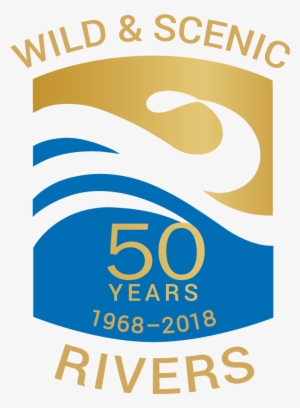 Wild & Scenic Rivers Act 50th Anniversary Logo, Transparent - Wild And ...