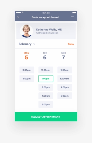 Online Patient Scheduling - 500x778 PNG Download - PNGkit