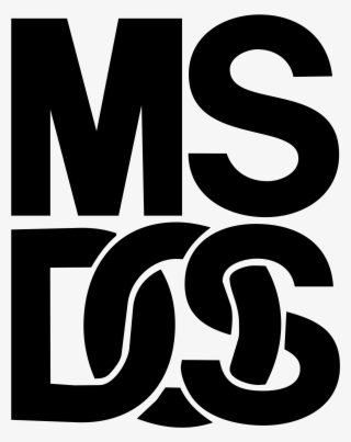 Ms Dos Logo Transparent Vector Freebie Supply Png Michelob - Logo Of Ms ...