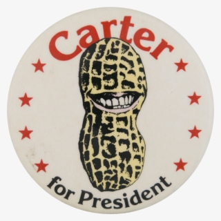 Carter Smiling Peanut Political Button Museum - Jimmy Carter Peanut ...
