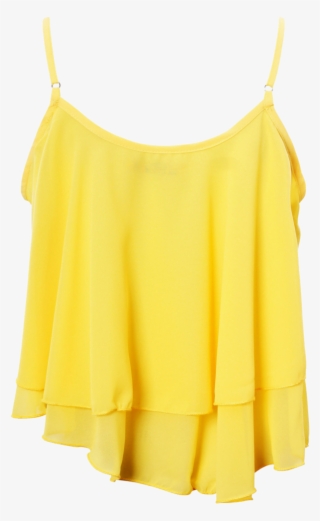 Shirts & Tops, Yellow Asymmetric Frill Tribal Embroidery - Ruffle ...