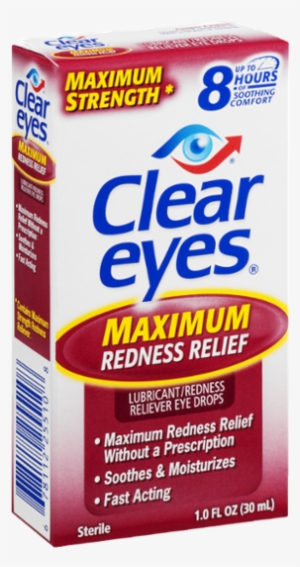 Clear Eyes Lubricant/redness Reliever Eye Drops Maximum - Clear Eyes ...