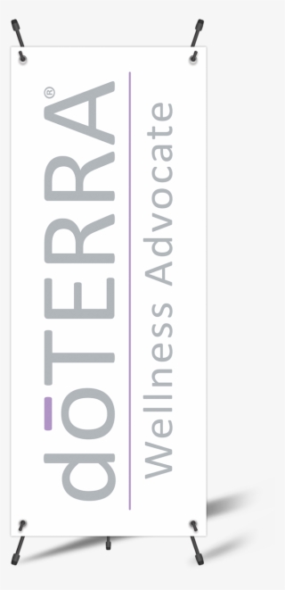 Custom Doterra Vertical Banner With X-banner Stand - Doterra Essential ...