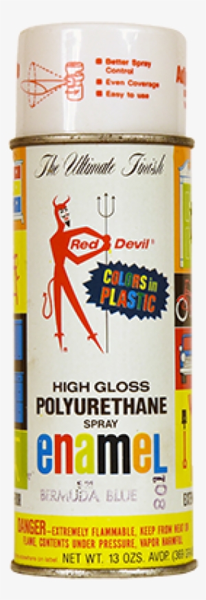 A Red Devil Spray Paint Can - Aerosol Paint - 153x400 PNG Download - PNGkit