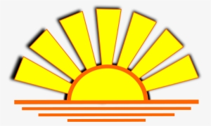 Sunrise Clipart Transparent - Sunset Clipart No Background - 560x337 ...