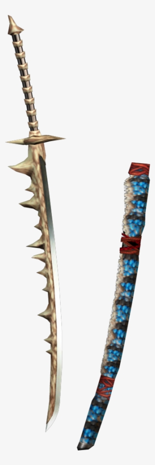 Bone Katana Model Home Brewing Lessons Png Bone Katana - Monster Hunter ...