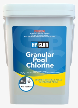 Hy-clor 2kg Granular Pool Chlorine - 800x800 PNG Download - PNGkit