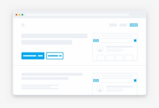 Landing-01 - Layout Landing Page Icon Png - 759x519 PNG Download - PNGkit