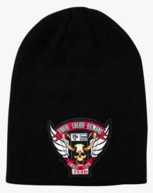 Four Color Demons Patch Beanie - Color - 600x600 PNG Download - PNGkit