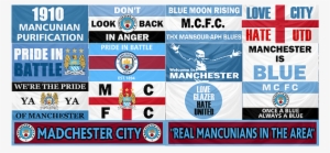 Manchester City Flags And Banners - Banner - 529x264 PNG Download - PNGkit