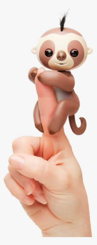 Fingerlings Baby Sloth Interactive Pet - Wowwee Fingerlings Sloth Brown ...