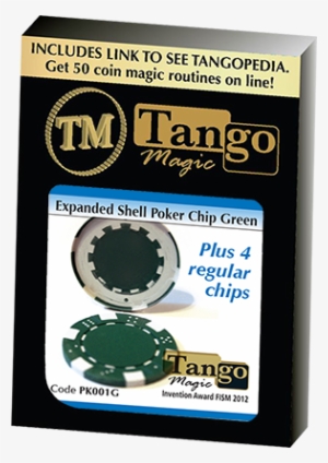 Expanded Shell Poker Chip Plus 4 Regular Chips By Tango - Expanded ...