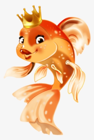 Golden Fish - Queen Fish Clipart - 395x500 PNG Download - PNGkit