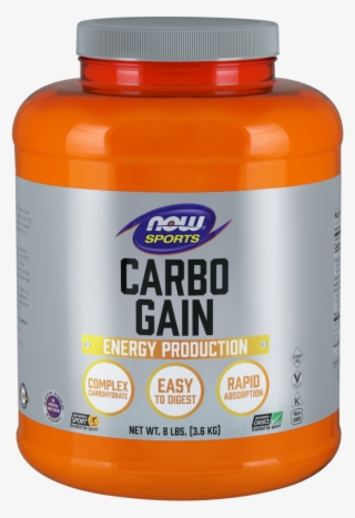 Carbo Gain Powder - Now Sports - 620x875 PNG Download - PNGkit