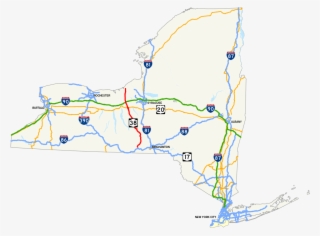 Ny Route 38 Map - New York - 1450x860 PNG Download - PNGkit