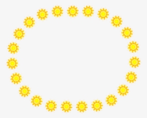 Free Stock Photo - Sun Border Transparent - 958x772 PNG Download - PNGkit