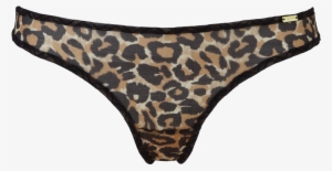 Glossies Leopard Thong - Leopard Print Thong - 800x1000 PNG Download ...