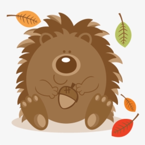 Squirrel Clipart Hedgehogs - Fall Hedgehog Clipart - 432x432 PNG ...