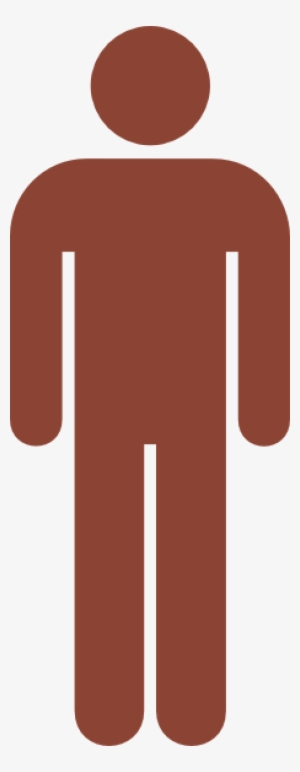 Human Stick Figure Clip Art - Male Blue Bathroom Sign - 228x587 PNG ...