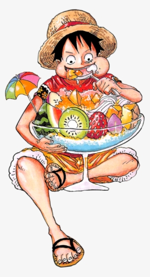 One Piece Color Spread Luffy - 407x750 PNG Download - PNGkit