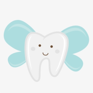 Tooth With Wings Svg Scrapbook Cut File Tooth Fairy - Cute Teeth ...