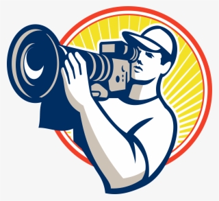 Camera Man Royalty Free Vector Clip Art Illustration - Video Camera ...
