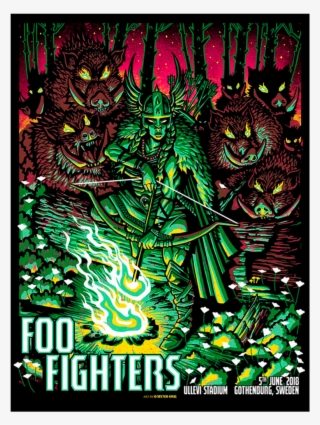 Foo Fighters 2018 Poster - 1024x1024 PNG Download - PNGkit