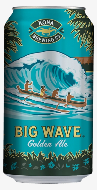 Kona Big Wave Golden Ale - 12 Pack, 12 Fl Oz Cans - 800x800 PNG ...