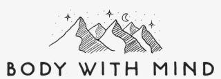Body With Mind - Calligraphy - 800x387 PNG Download - PNGkit