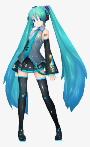 Graphic Royalty Free Miku Transparent Standing - Hatsune Miku Project ...