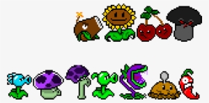 Plants Vs Zombies - Plants Vs Zombies Pixel Art - 1630x810 PNG Download ...