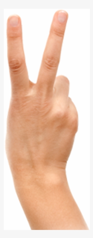 Victory Hand Sign - Sign - 980x319 PNG Download - PNGkit