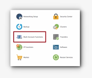 Click On The ' Multi Account Functions' Icon - 609x516 PNG Download ...