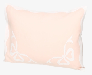 Pillowcase White Ribbon On Pink - Cushion - 800x800 PNG Download - PNGkit