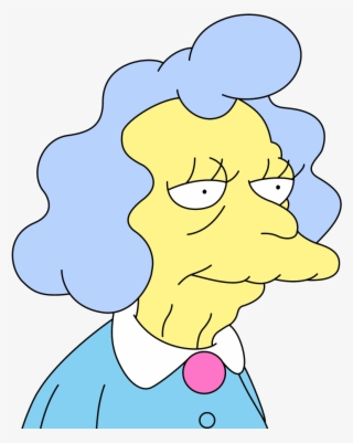 0 Replies 0 Retweets 4 Likes - Old Lady Simpsons Characters - 1000x1000 ...