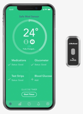 Safe Med Sensor® - Medicool - 879x1196 PNG Download - PNGkit