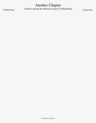 Another Chapter W - Sheet Music - 850x1100 PNG Download - PNGkit