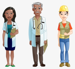 Illustrated Character Sample Pack - Cartoon - 900x900 PNG Download - PNGkit