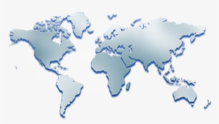 Simple Map Of The World - 1344x764 PNG Download - PNGkit