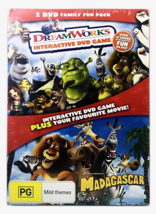 Madagascar Dreamworks Interactive Game Dvd Brand New - 509x690 PNG ...