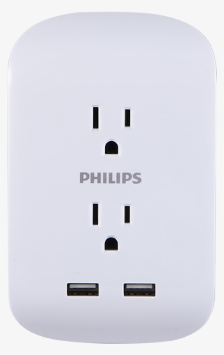 Philips 2 Usb 2 Outlet Power Strip Wall Tap Out Of - Philips ...