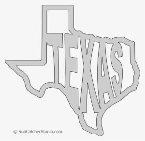 Texas Map Shape Text, Outline Scalable Vector Graphic - Texas ...