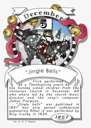 December Fifth, "jingle Bells" - Cartoon - 1441x2037 PNG Download - PNGkit