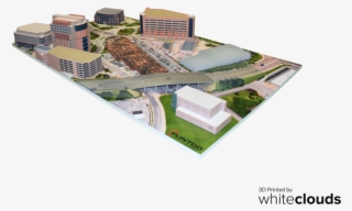 3d Printed Whiteclouds St Judes Architecture Flintco - 1000x667 PNG ...