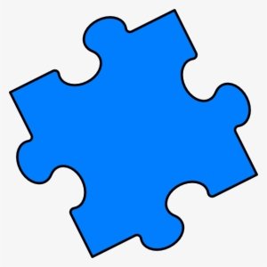 Blue Puzzle Piece - Light Blue Puzzle Piece - 600x600 PNG Download - PNGkit