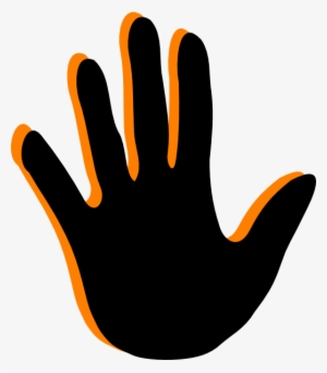 Download Transparent Handprint - Outline Hand Clip Art - PNGkit
