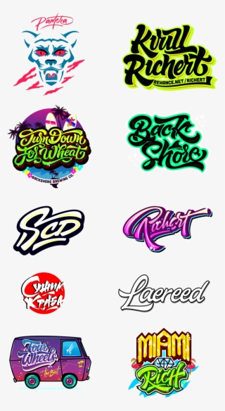 Logos / Prints 13 14 15 Part 3 On Behance - 1000x2000 PNG Download - PNGkit