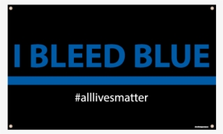 All Lives Matter Clean Bleed Blue Banner - 600x600 PNG Download - PNGkit
